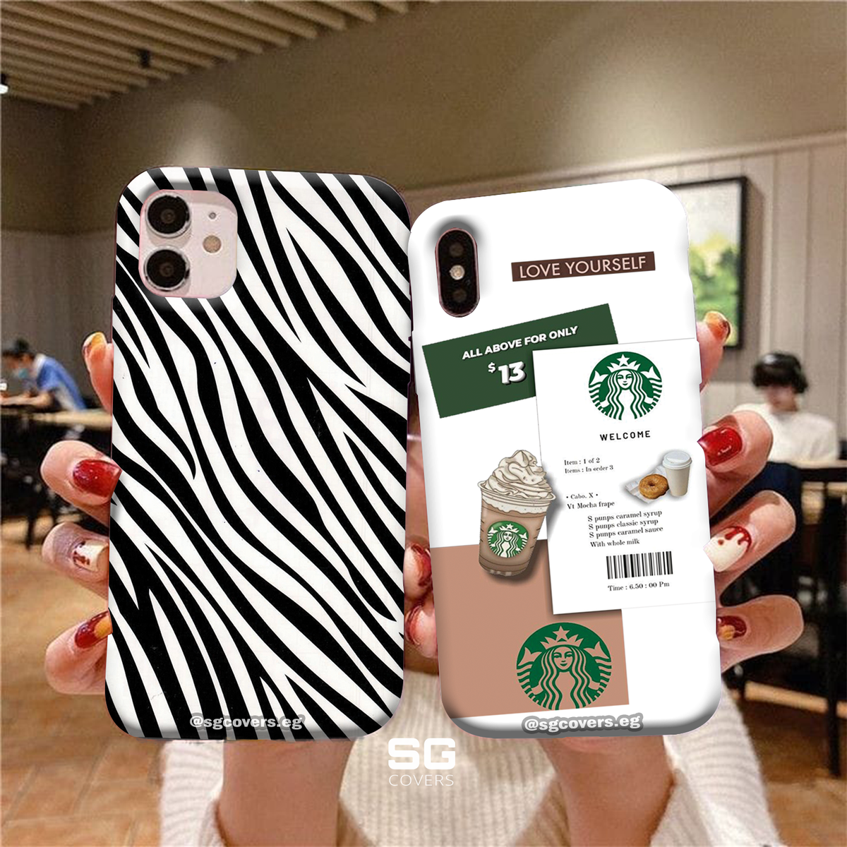 Zebra&Starbucks Phone Covers – SG Covers
