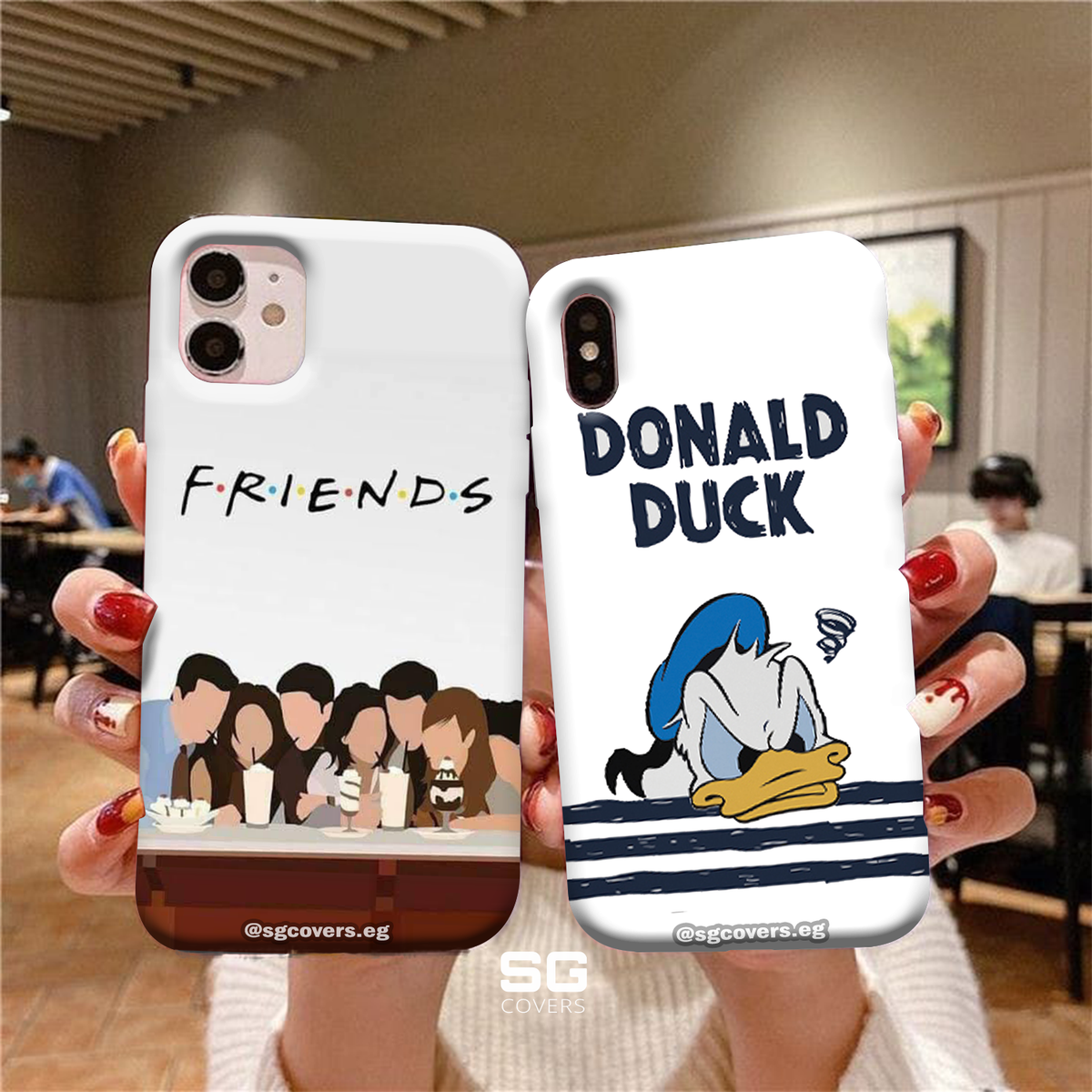 Friends&Donald Duck Phone Covers – SG Covers