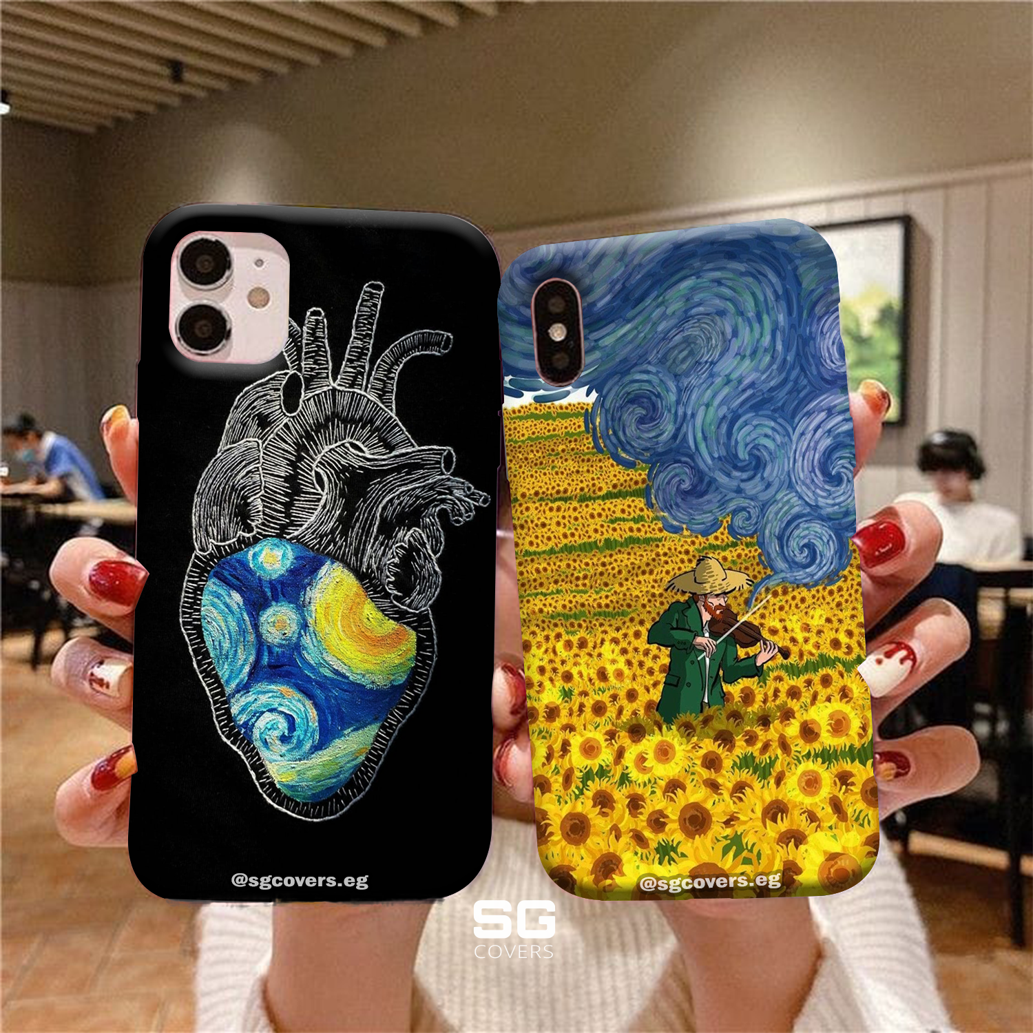 Heart&Vangogh Phone Covers – SG Covers